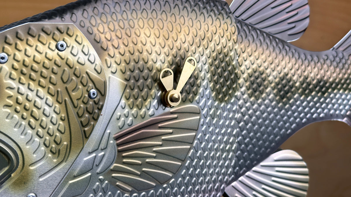 Bonito: tail-swinging clocks and wall art for fish enthusiasts!